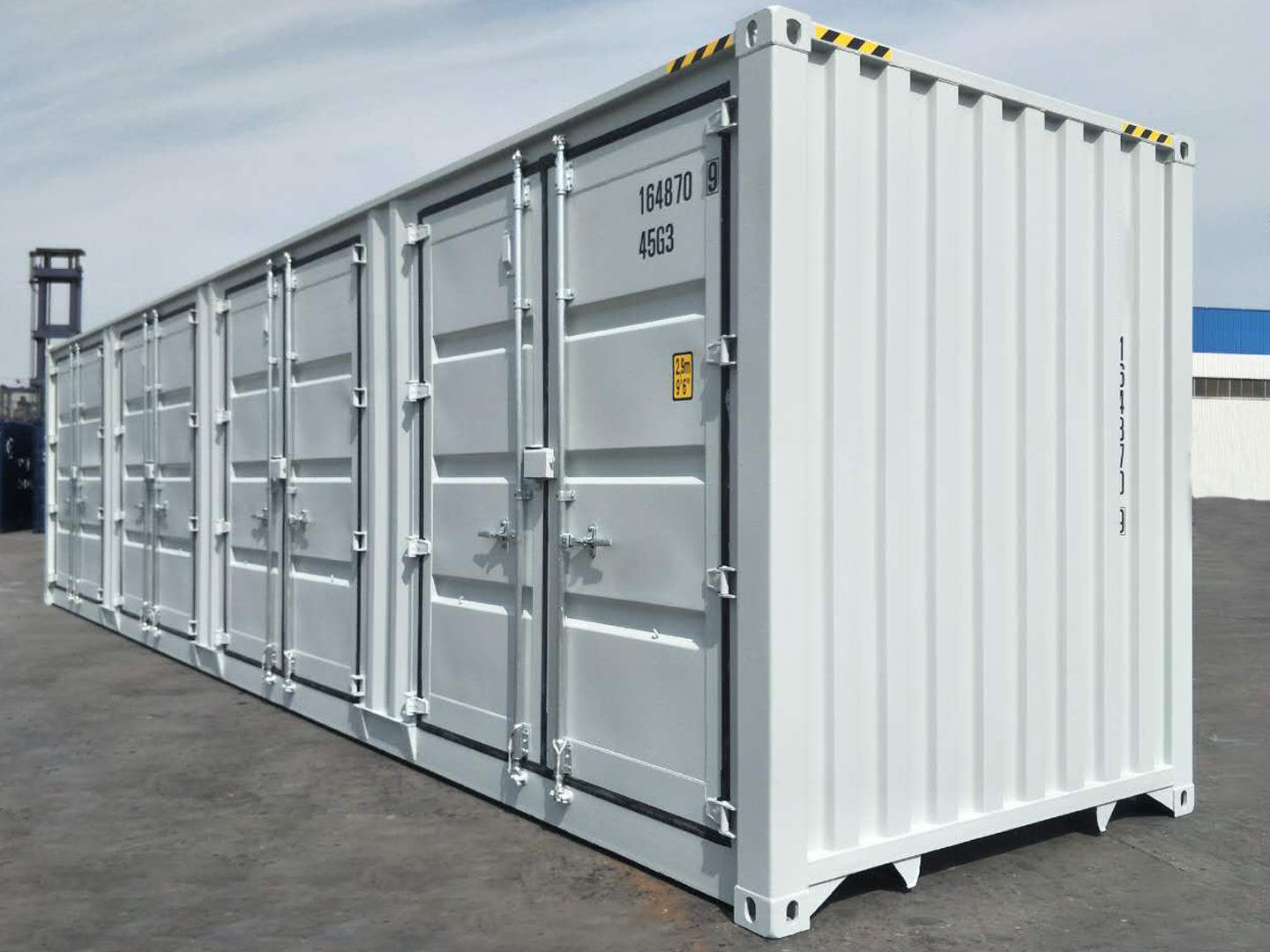 40ft High Cube Container with 4 Side Doors（2） - Structural Design ...